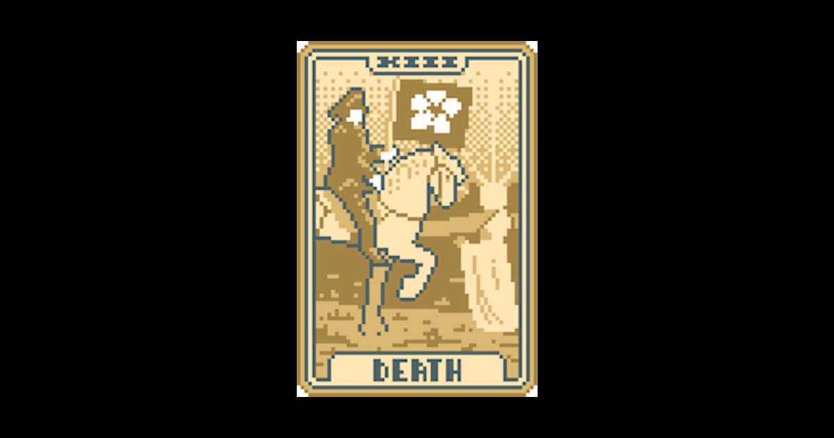 Balatro Death (XIII) Tarot Card - Death - Hat | TeePublic