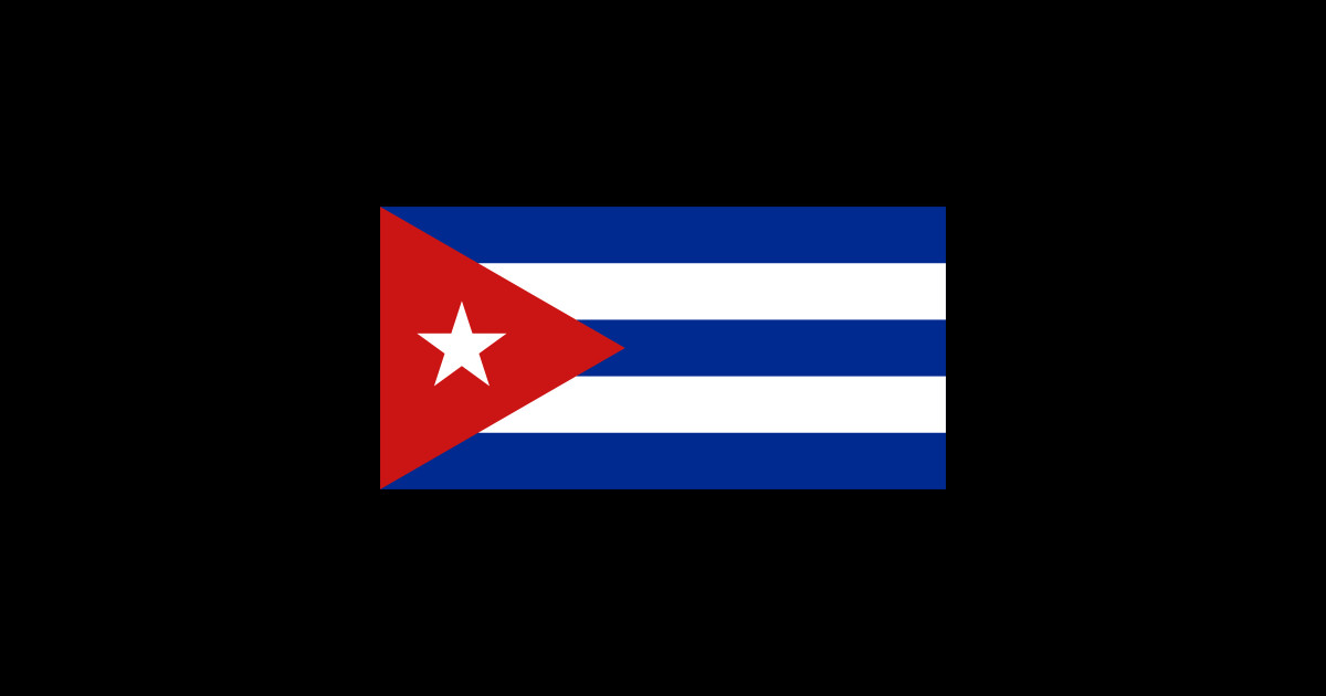 Cuba National Flag - Cuban Flag - Sticker | TeePublic