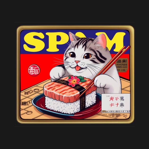 Spam Cat - Spam - T-Shirt | TeePublic