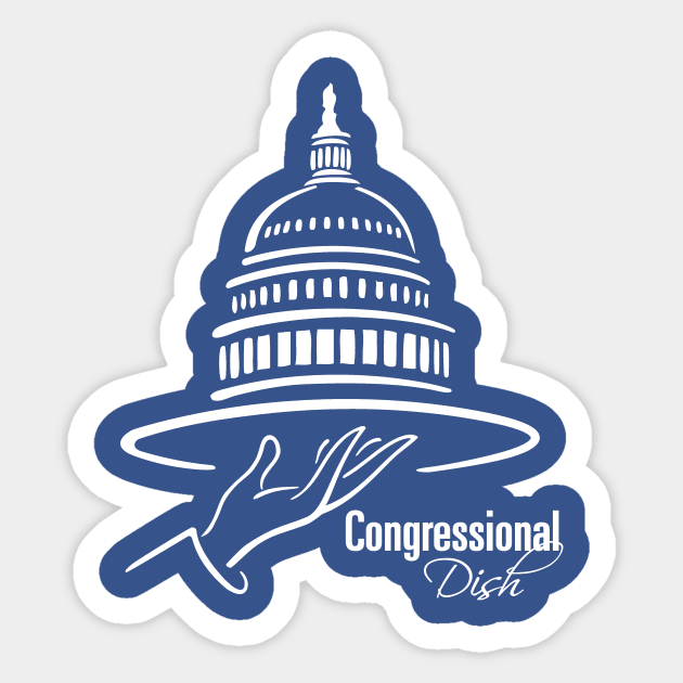 CD Capital Logo: Front & Back - Congressional Dish Podcast - Sticker ...
