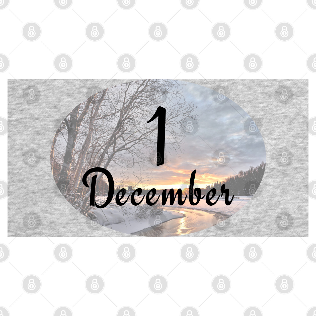 December 1 – Special Dates, Quiet Winter Scenery - Date December 1 - T ...