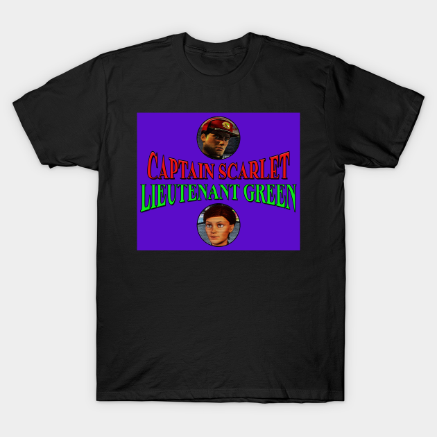 Captain Scarlet & Lieutenant Green - Captain Scarlet - T-Shirt | TeePublic