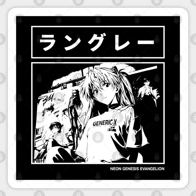 Asuka - Neon Genesis Evangelion - Asuka Langley - Sticker | TeePublic