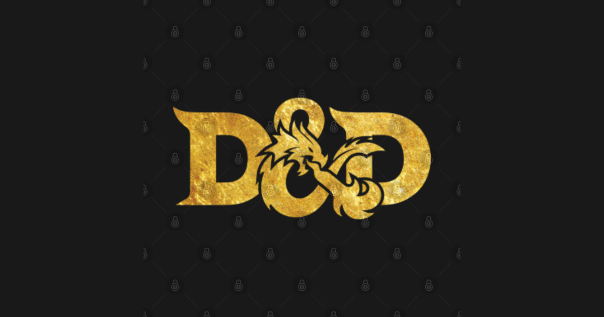 DND gold - Dnd - T-Shirt | TeePublic