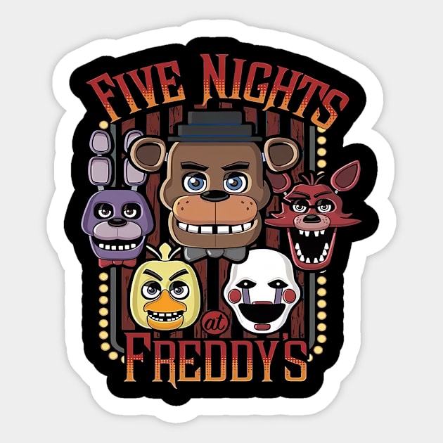 Five Nights at Freddy's FNAF - Fnaf - Sticker | TeePublic