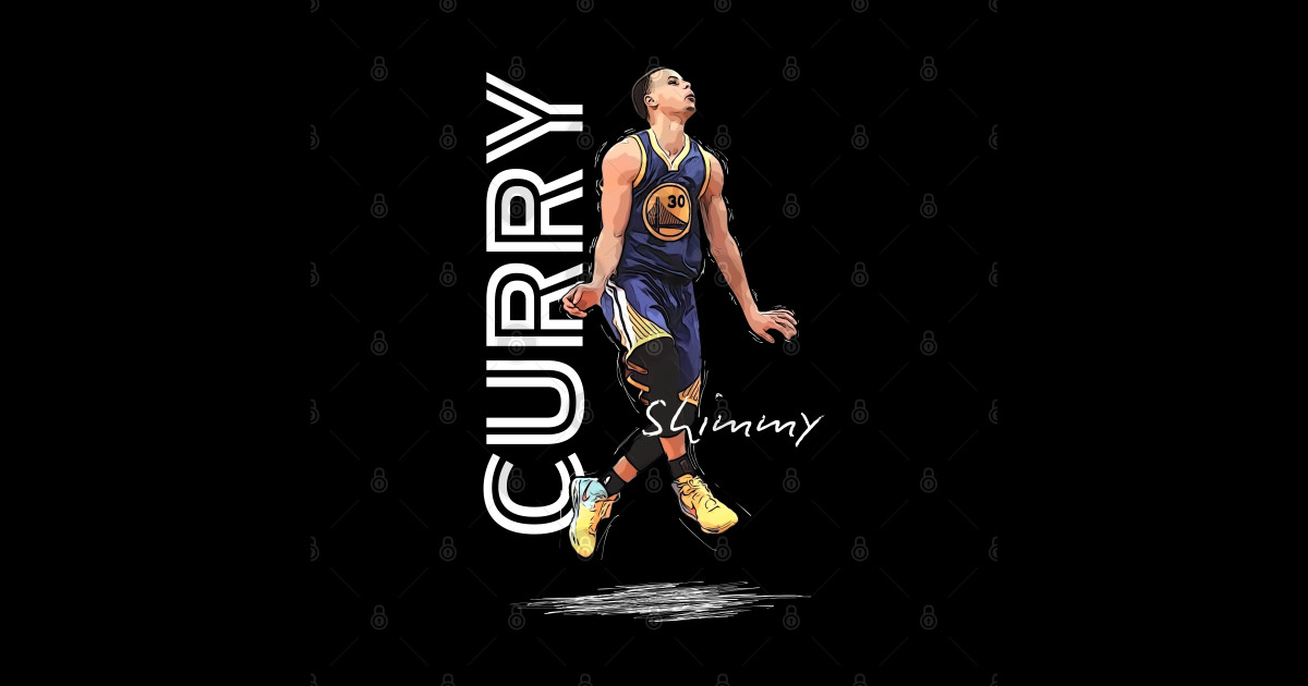 Shimmy steph curry #30 Basketball Cartoon - Steph Curry - Posters and ...