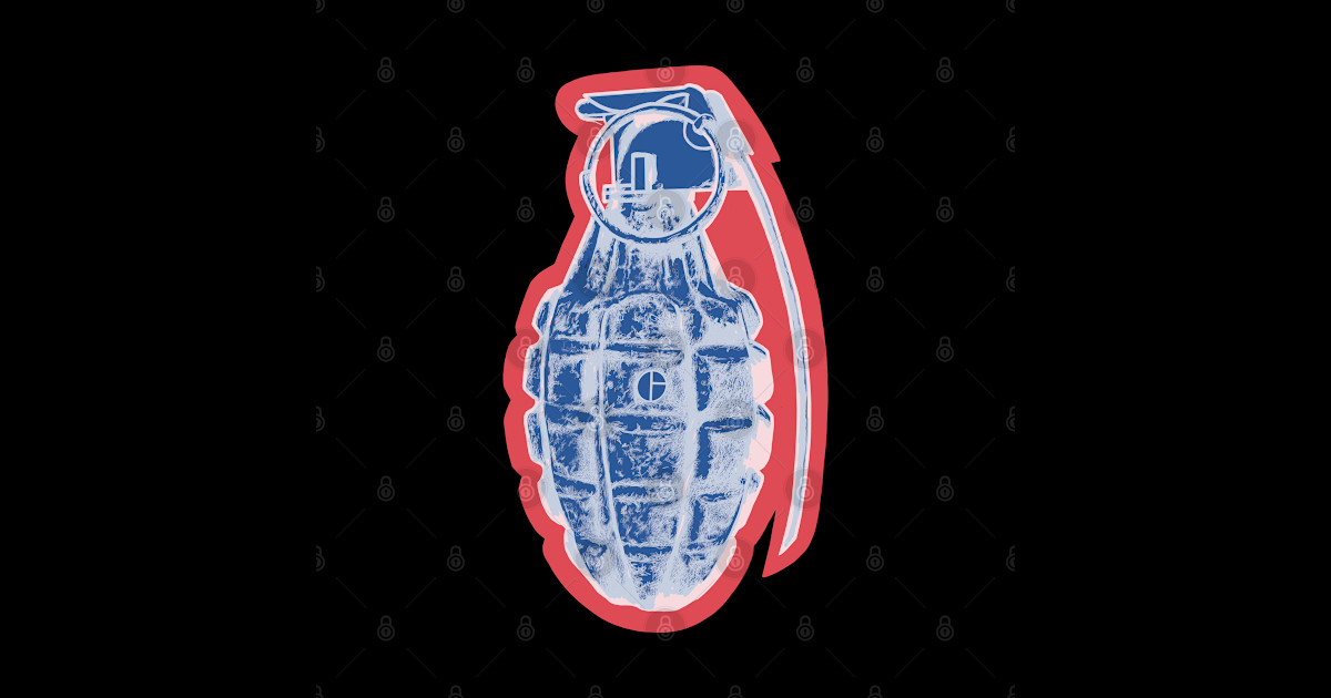 Hand Grenade - Grenade - Sticker | TeePublic