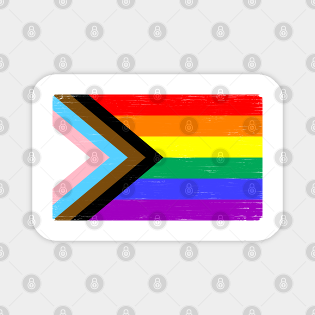 Progress Flag - Pride - Magnet | TeePublic