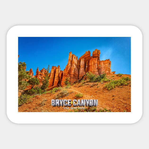 Bryce Canyon National Park - Bryce Canyon Utah - Sticker | TeePublic