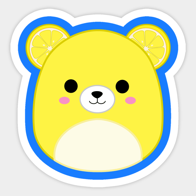 Lemon Bear - Lemon - Sticker | TeePublic