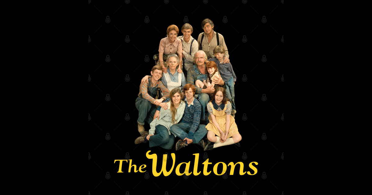 The Waltons - Group - 70s Tv Show - Classic Tv Shows - Sticker | TeePublic