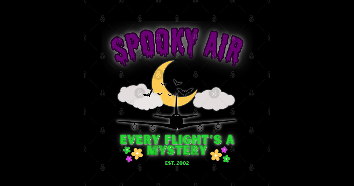 Spooky Air - Every Flight's a Mystery - Scooby Doo - Sticker | TeePublic