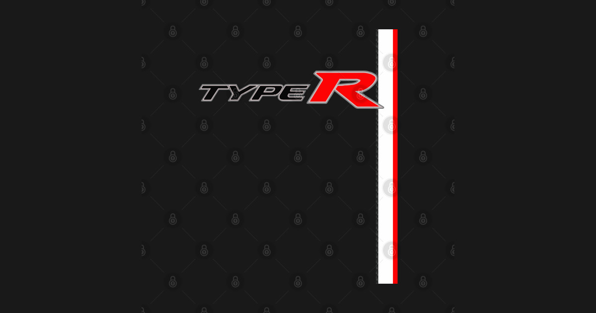 FK8 Type R Championship white racing stripe - Civic Type R - T-Shirt ...