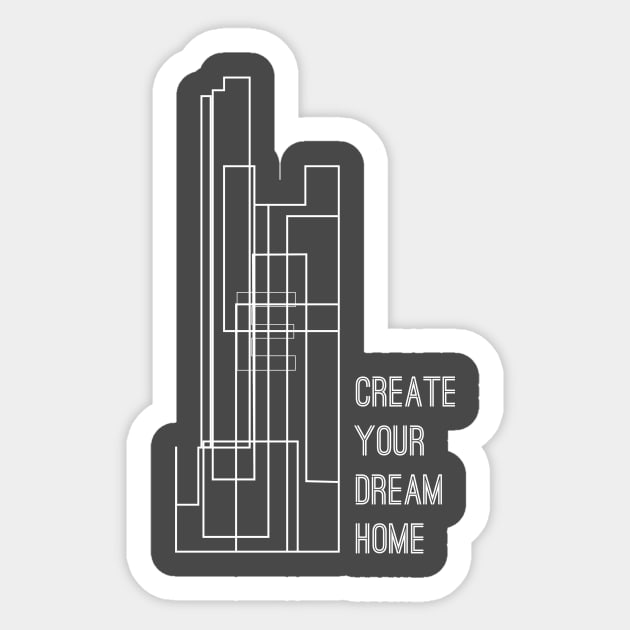 Building architecture - Building Architecture - Sticker | TeePublic