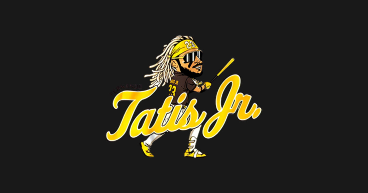 fernando tatis jr cartoon - Baseball Player - T-Shirt | TeePublic