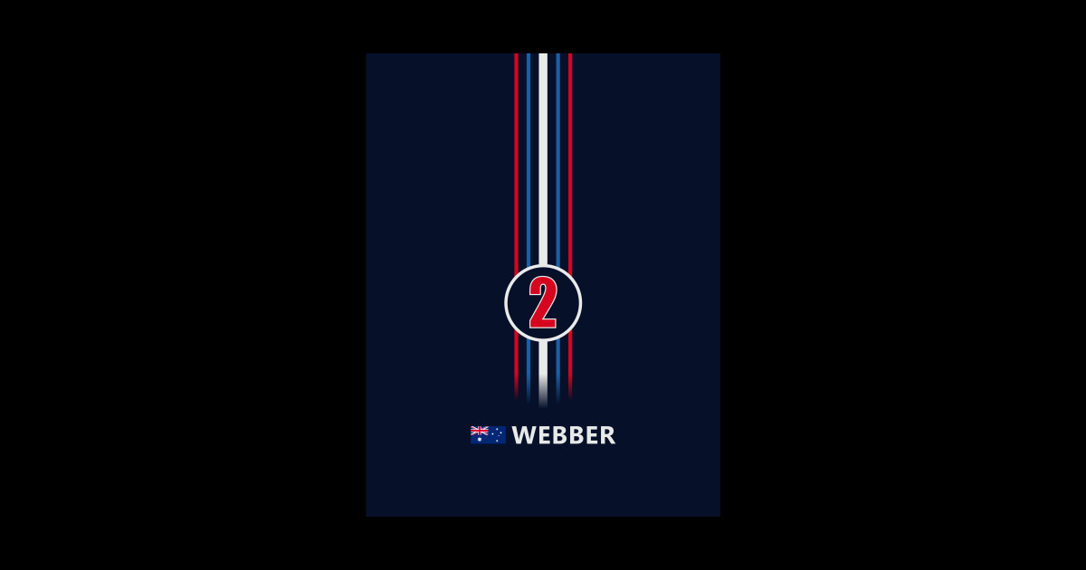 F1 Legends - Mark Webber - Racing - Sticker | TeePublic