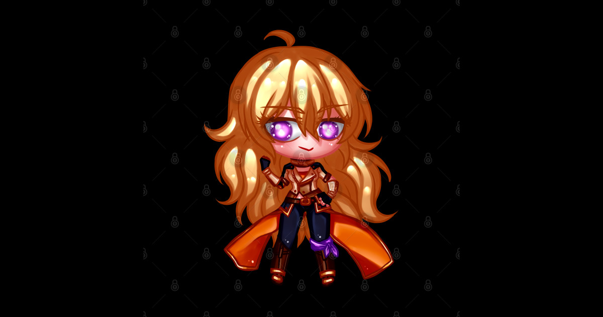 Yang chibi - Rwby - Sticker | TeePublic