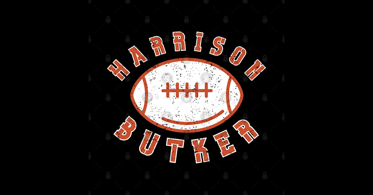 Harrison Butker vintage 80s - Harrison Butker - Sticker | TeePublic