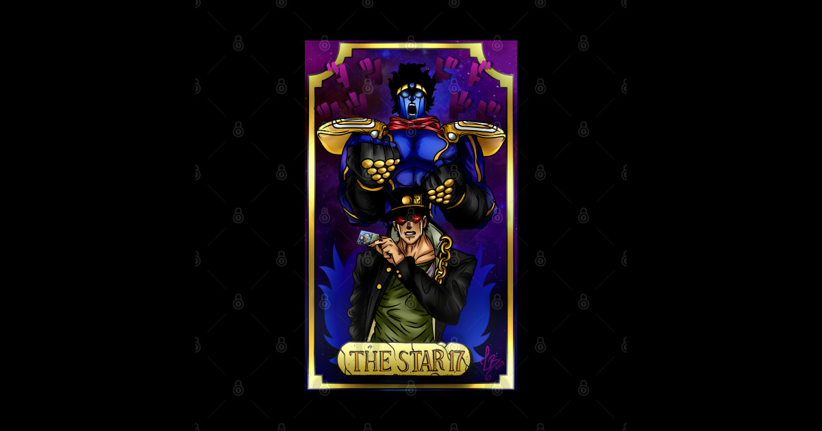 The Star! Platinum - Jotaro Kujo - Sticker | TeePublic