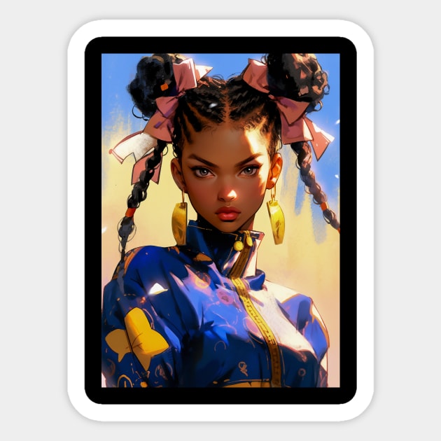 Street Fighter - Chun-Li - #0001 - Chun Li - Sticker | TeePublic