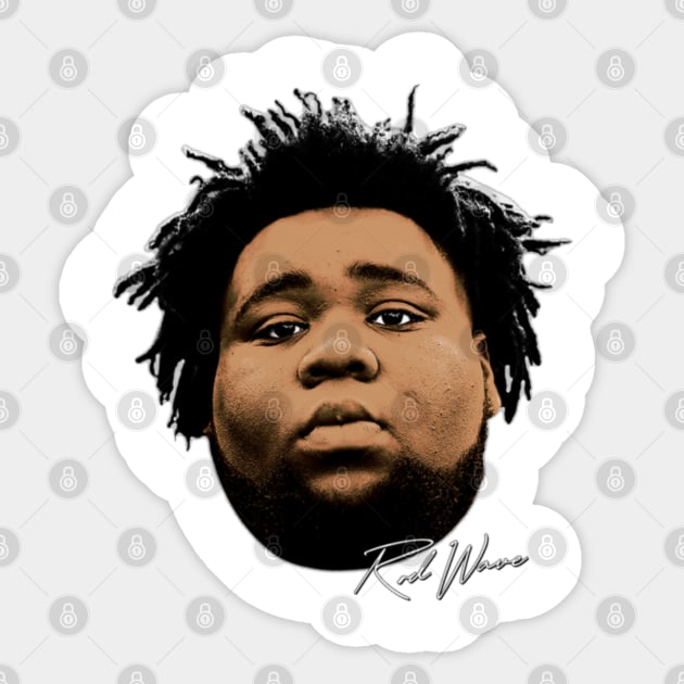 Rod Wave Big Face - Rod Wave - Sticker | TeePublic