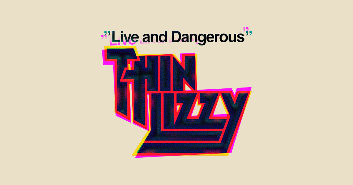 Thin Lizzy offset graphic - Thin Lizzy - T-Shirt | TeePublic