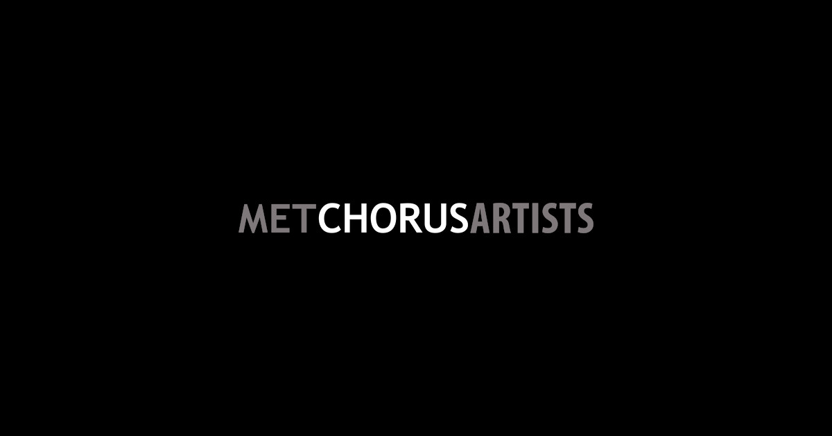 Met Chorus Artists Original Logo - Metchorusartists - Sticker | TeePublic