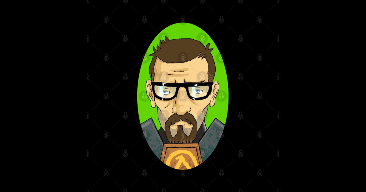 Half Life Gordon Freeman - Half Life 2 - Sticker | TeePublic