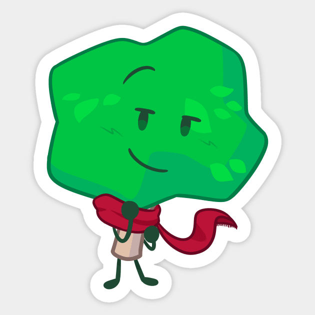 Tree (BFB/TPOT) - The Power Of Two - Sticker | TeePublic
