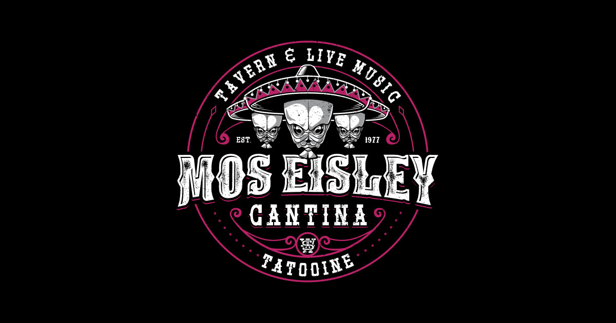 Mos Eisley Space Cantina - Cantina - Sticker | TeePublic