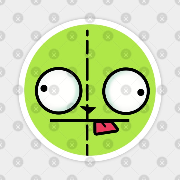 INVADER ZIM! GIR Mask - Gir Invander Zim - Magnet | TeePublic