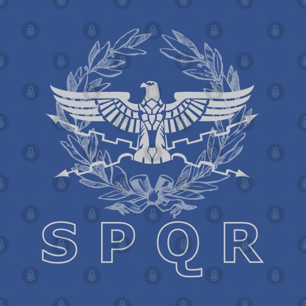 SPQR The Roman Empire Emblem - Spqr - T-Shirt | TeePublic