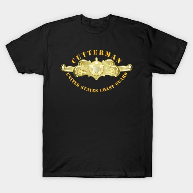 USCG - Cutterman Badge - Officer - Gold - Uscg Cutterman Badge Officer ...
