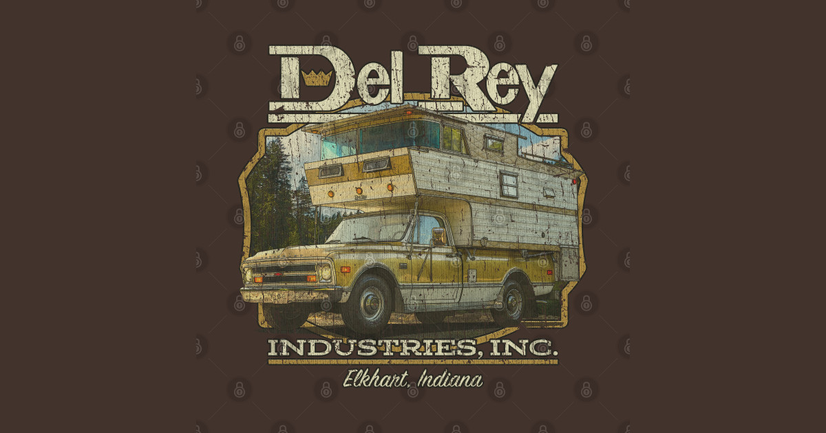 Del Rey Sky Lounge Camper 1966 - Camper - T-Shirt | TeePublic