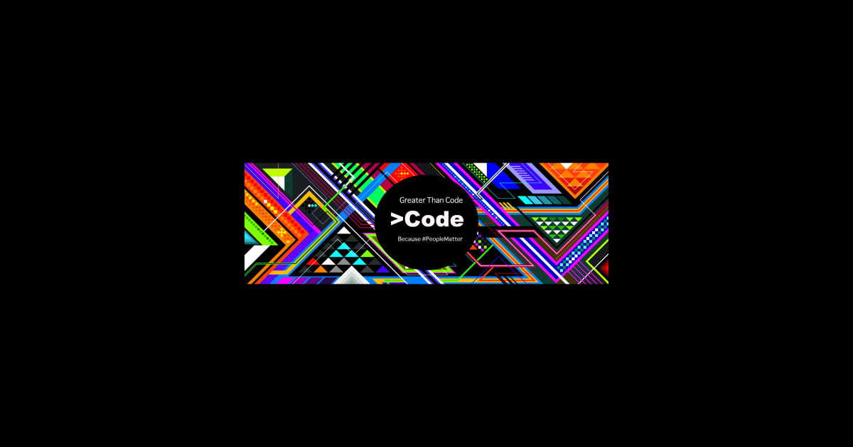 Greater Than Code Header - Code - Sticker | TeePublic