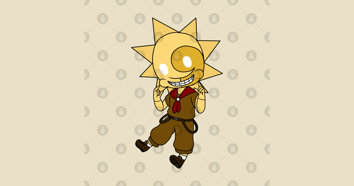 sundrop scout chibi - Fnaf - T-Shirt | TeePublic