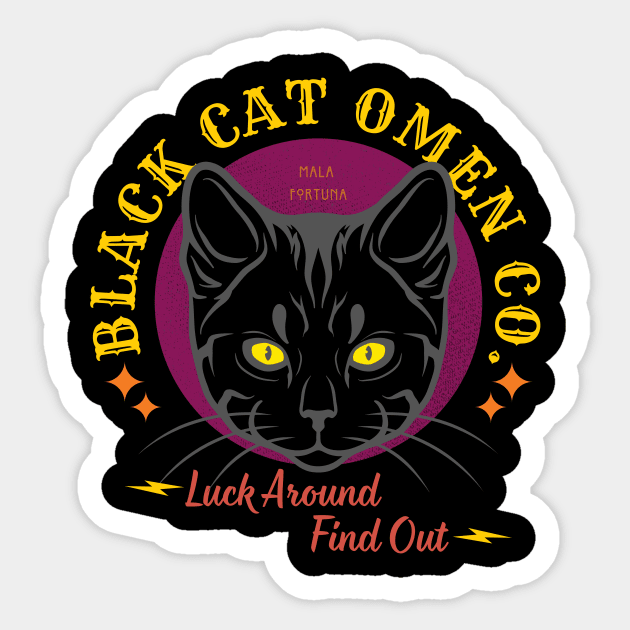 Luck Around Find Out - Alternative Fashion - Sticker | TeePublic