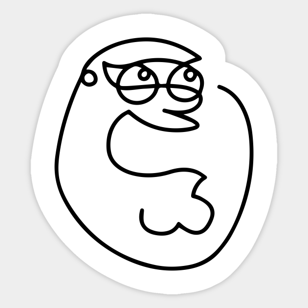Peter Griffin - Peter Griffin - Sticker | TeePublic