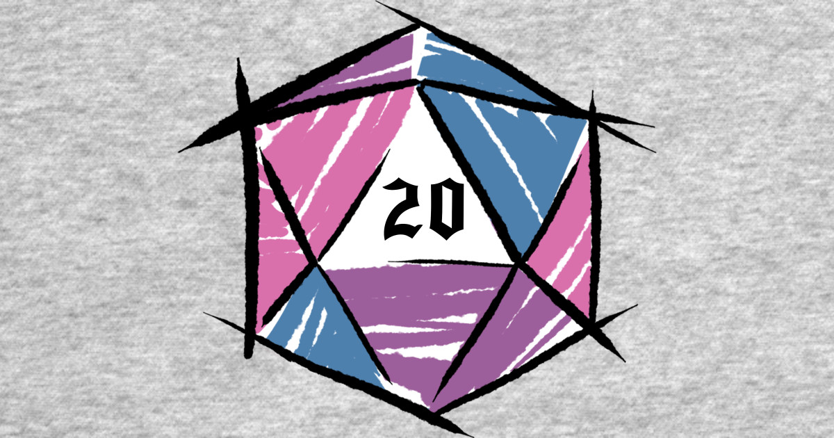 Bi Pride Dice - Dungeons And Dragons - T-Shirt | TeePublic