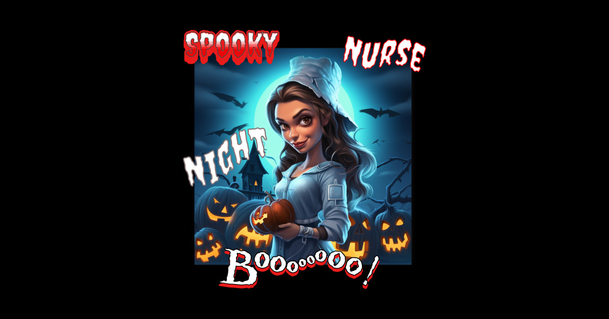 Spooky Nurse - Spooky Nurse - Sticker | TeePublic