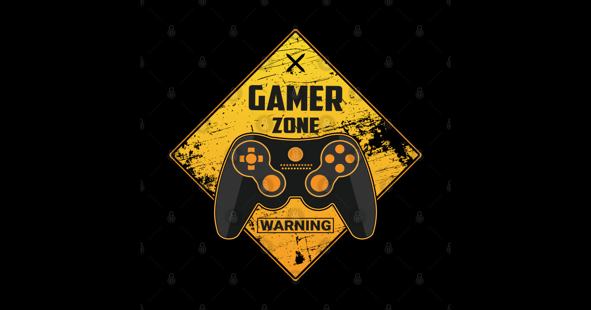 Gamer Zone - Gamer - Sticker | TeePublic