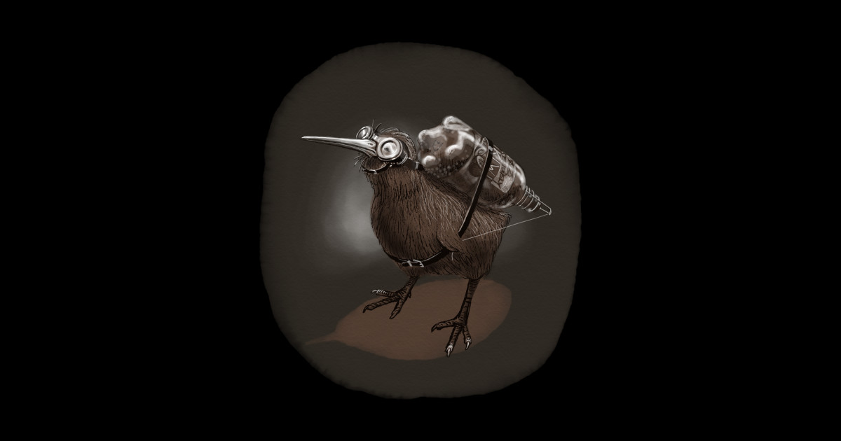 Kiwi Bottle Rocket - Kiwi Bird - Sticker | TeePublic