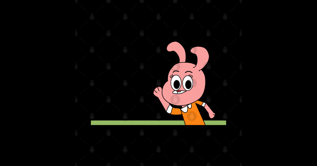 Hello Anaïs Watterson! - Theamazingworldofgumball - Sticker | TeePublic