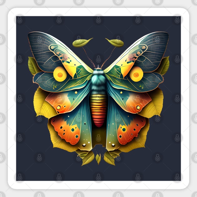 M14 Moth Series - Moth - Sticker | TeePublic