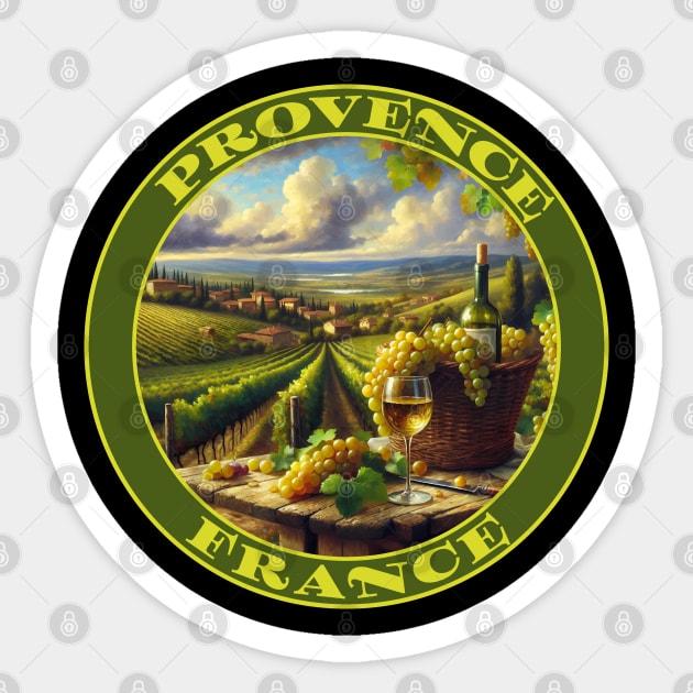 Provence France Wine Country - Provence - Sticker | TeePublic