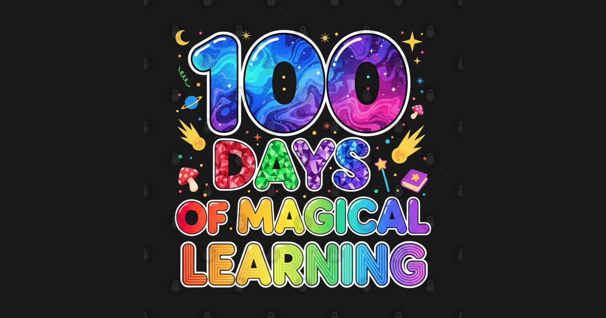 100-Days-Of-Magical-Learning - 100 Days Of Magical Learning - T-Shirt ...