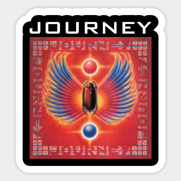 The Journey - Journey Band - Sticker | TeePublic