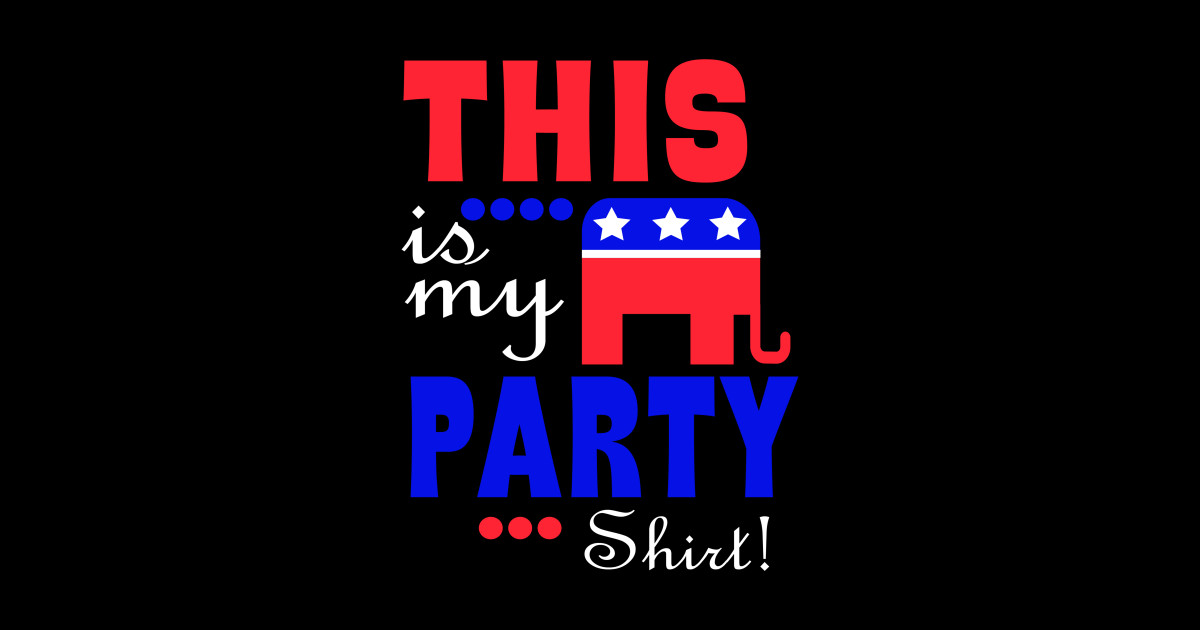 This Is My Republican Party - This Is My Republican Party - Sticker ...