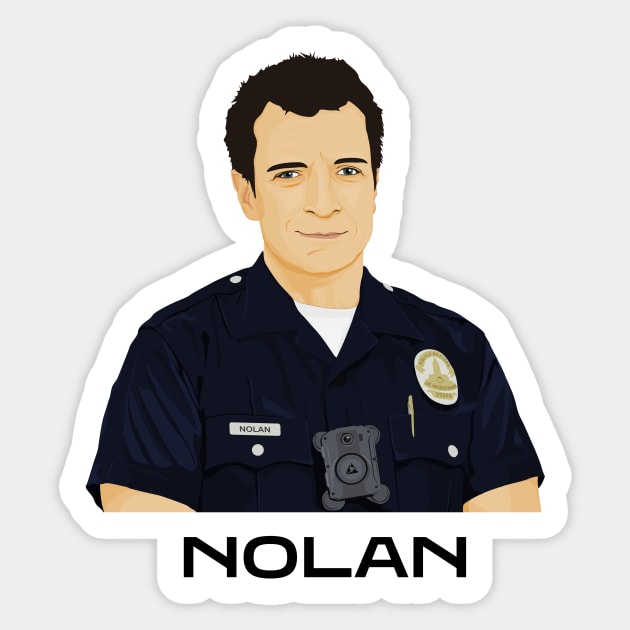 Nolan v1 | The Rookie - Season 4 - The Rookie - Sticker | TeePublic