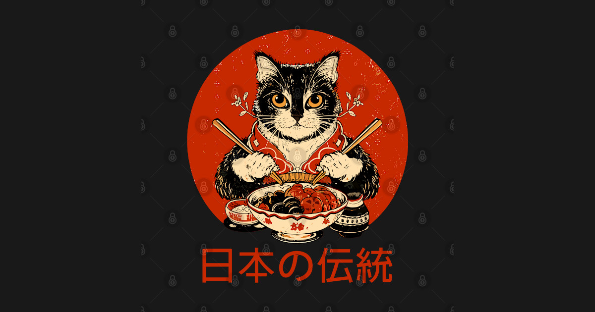 Neko Cuisine Delight - Savor the Art of Japanese Dining - Japanese Cat ...